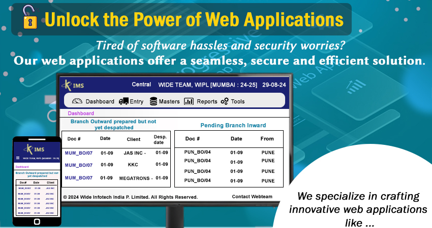 Elevate Your Business with Our Cutting-Edge Web Applications
